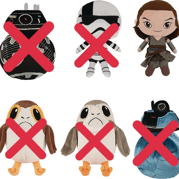 Star Wars | Toys | Funko Star Wars The Last Jedi Galactic Plushies Rey ...